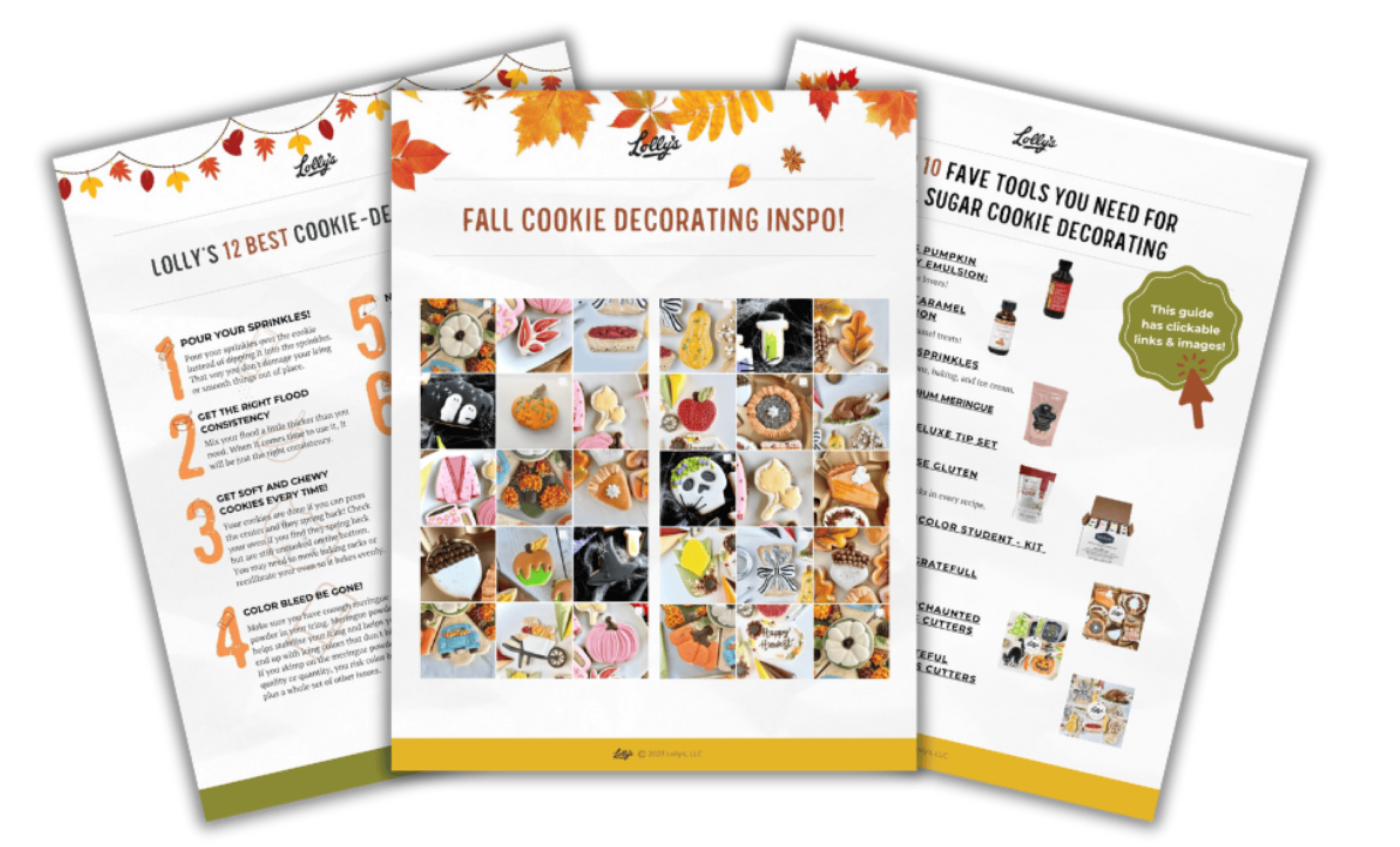 Fall Cookie Decorating Inspo
